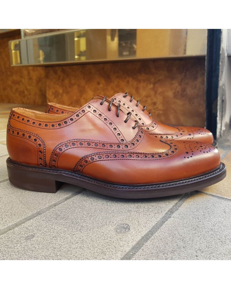Richelieu Berwick 3818 marron – cousu Goodyear semelle gomme