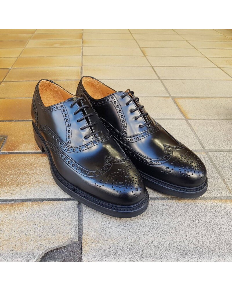 Richelieu Berwick 3818 noir – cousu Goodyear semelle gomme