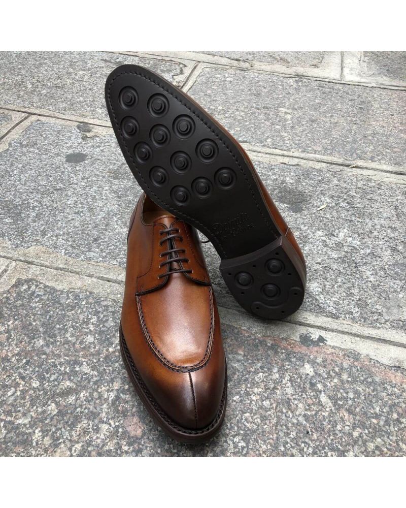 Derbie Berwick 3566 | Cuir marron cousu Goodyear